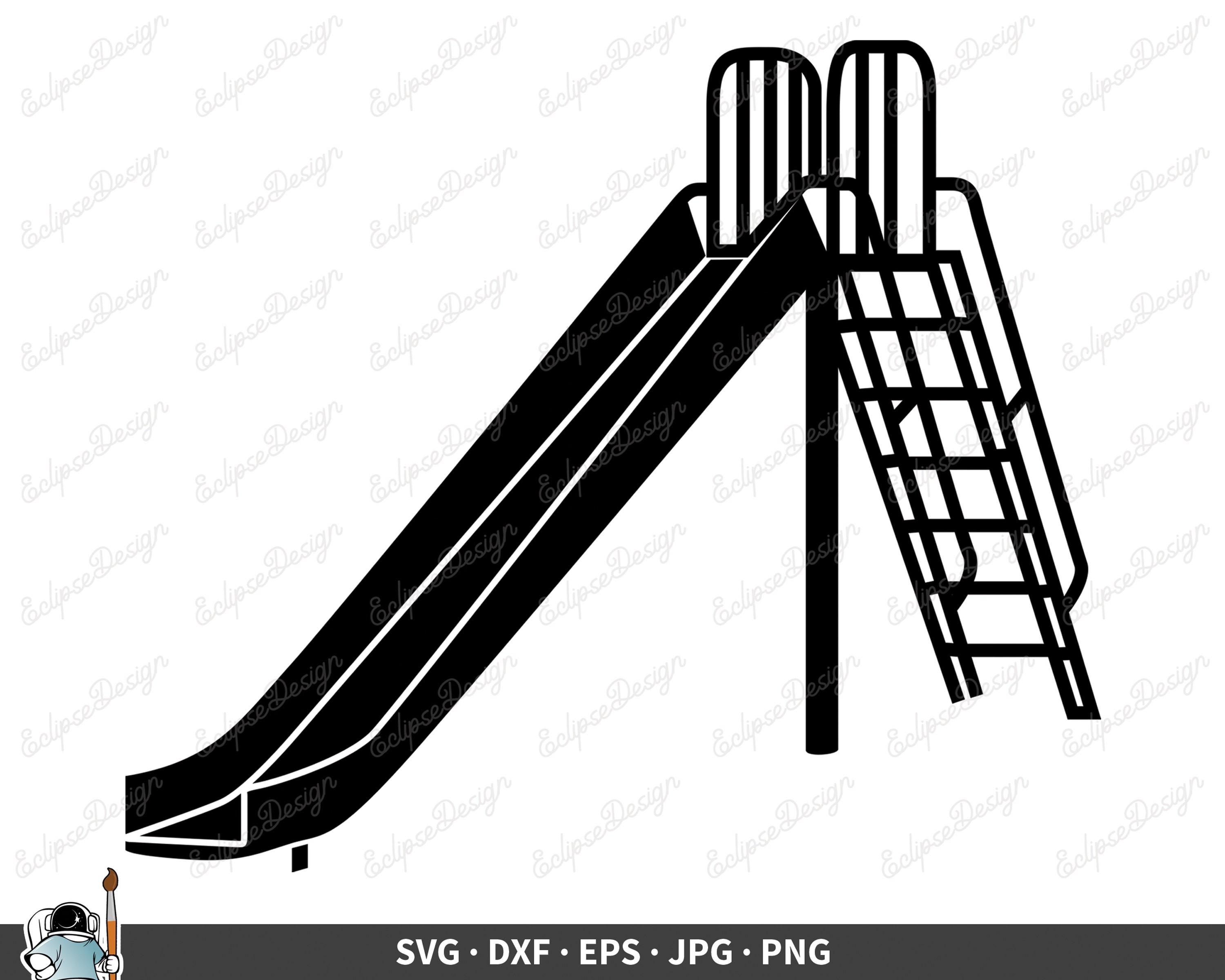 Slide Vector Silhouette