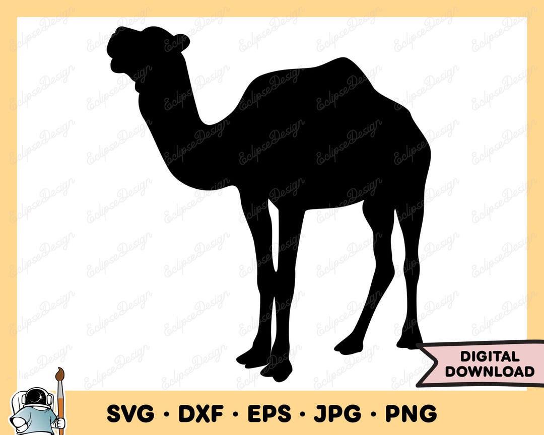 Camel SVG Desert Clip Art Camel Cut File Camel Silhouette Instant ...