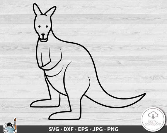 Kangaroo Outline