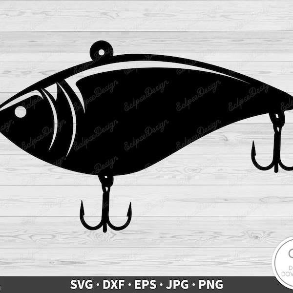 Fishing Lure Svg - Etsy