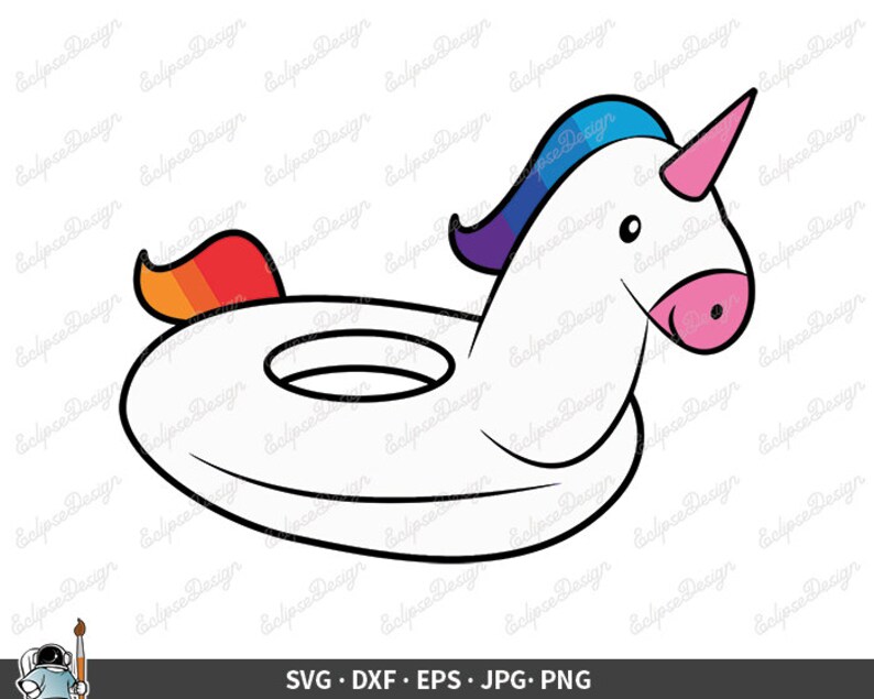 Unicorn Floatie SVG Pool Vector Pool Floatie Clipart Floatie - Etsy