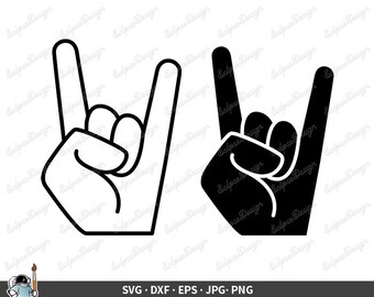 Rock Silhouette Svg - Etsy