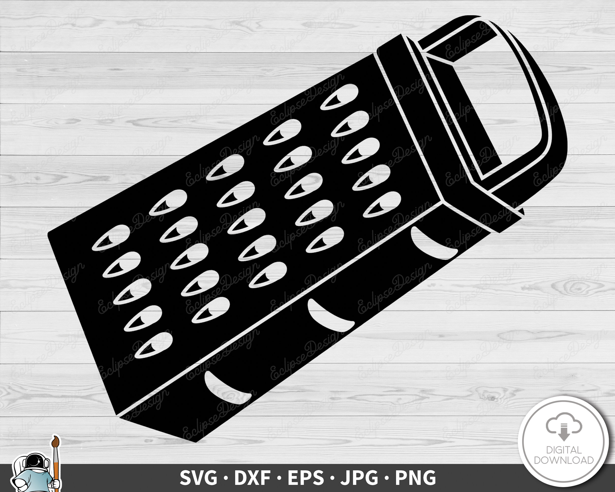 Grater Silhouette Vinyl