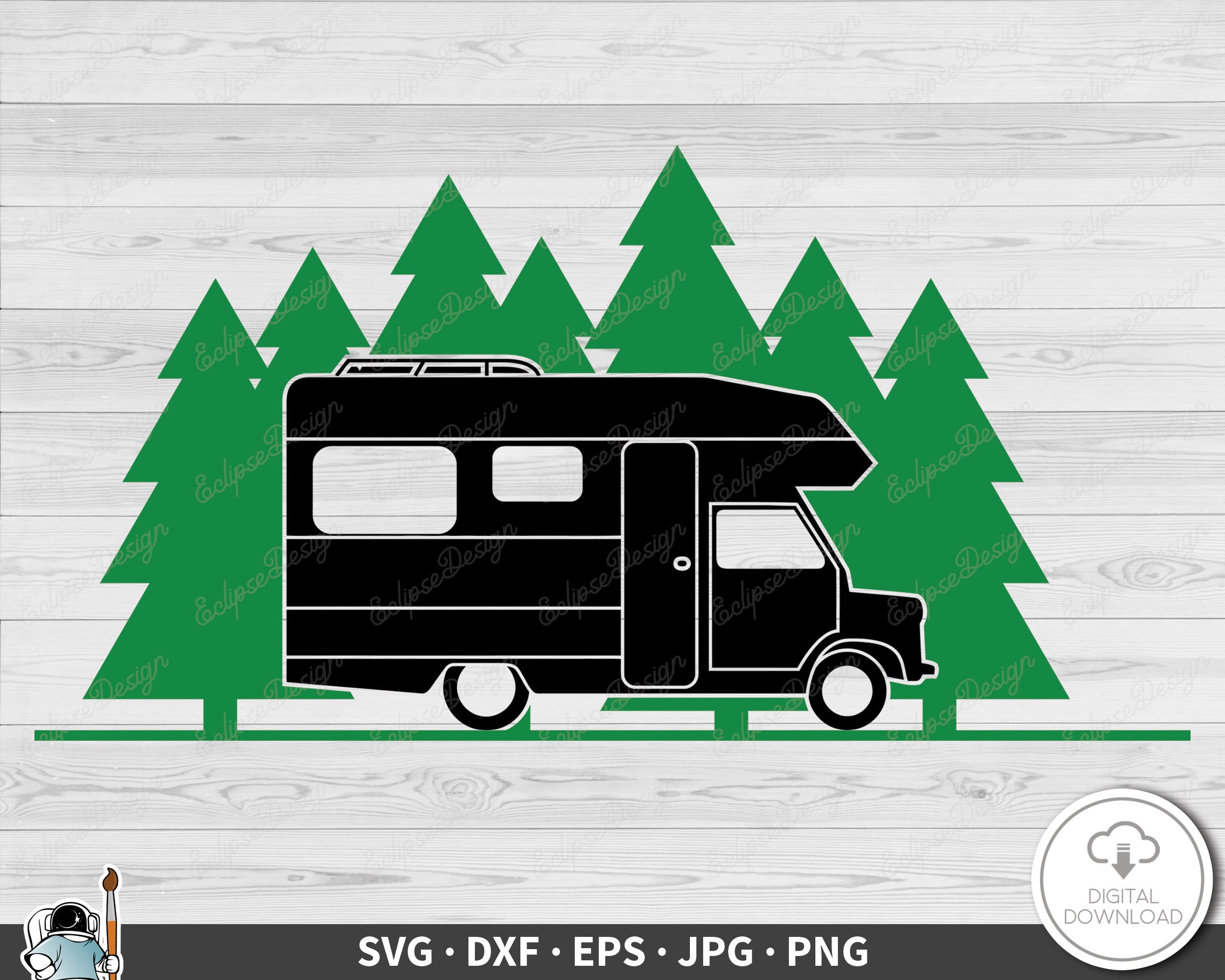 Rv Camping Clip Art