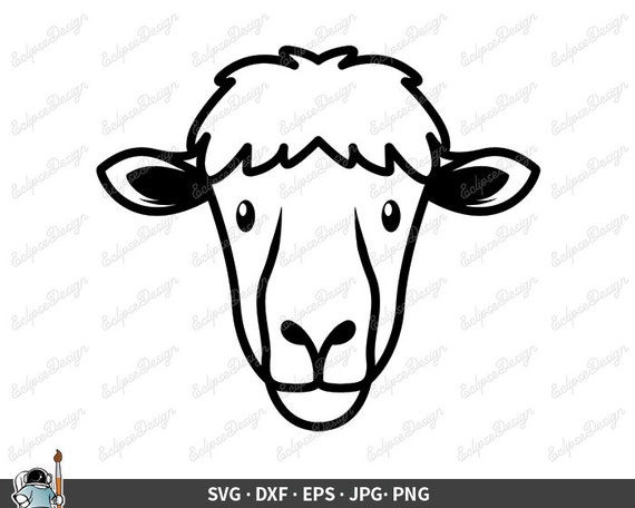 Paper Ram Design Eps Ram Dxf Ram Clipart Cute Animals Svg Ram Vector ...