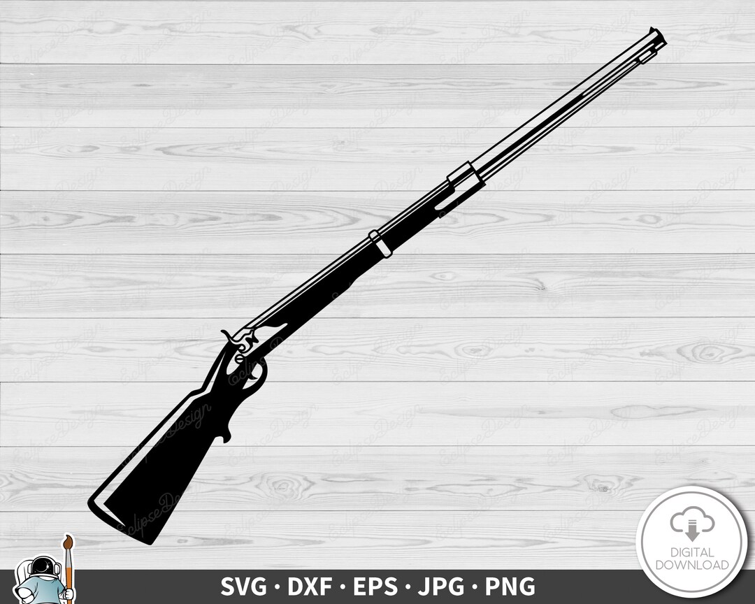 Musket Old Gun SVG Rifle Clip Art Cut File Silhouette Instant Digital ...