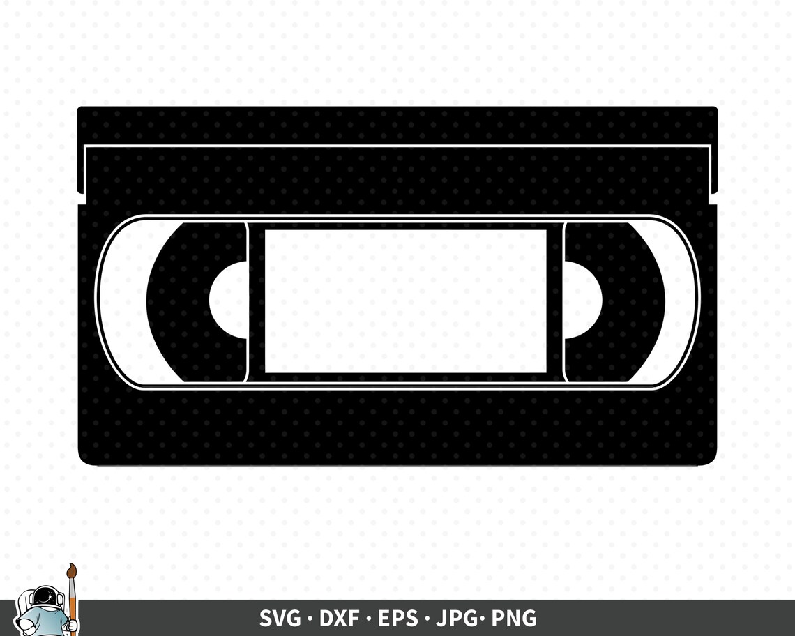 VHS SVG VHS Tape Vector Videotape Clipart Vhs Cricut | Etsy