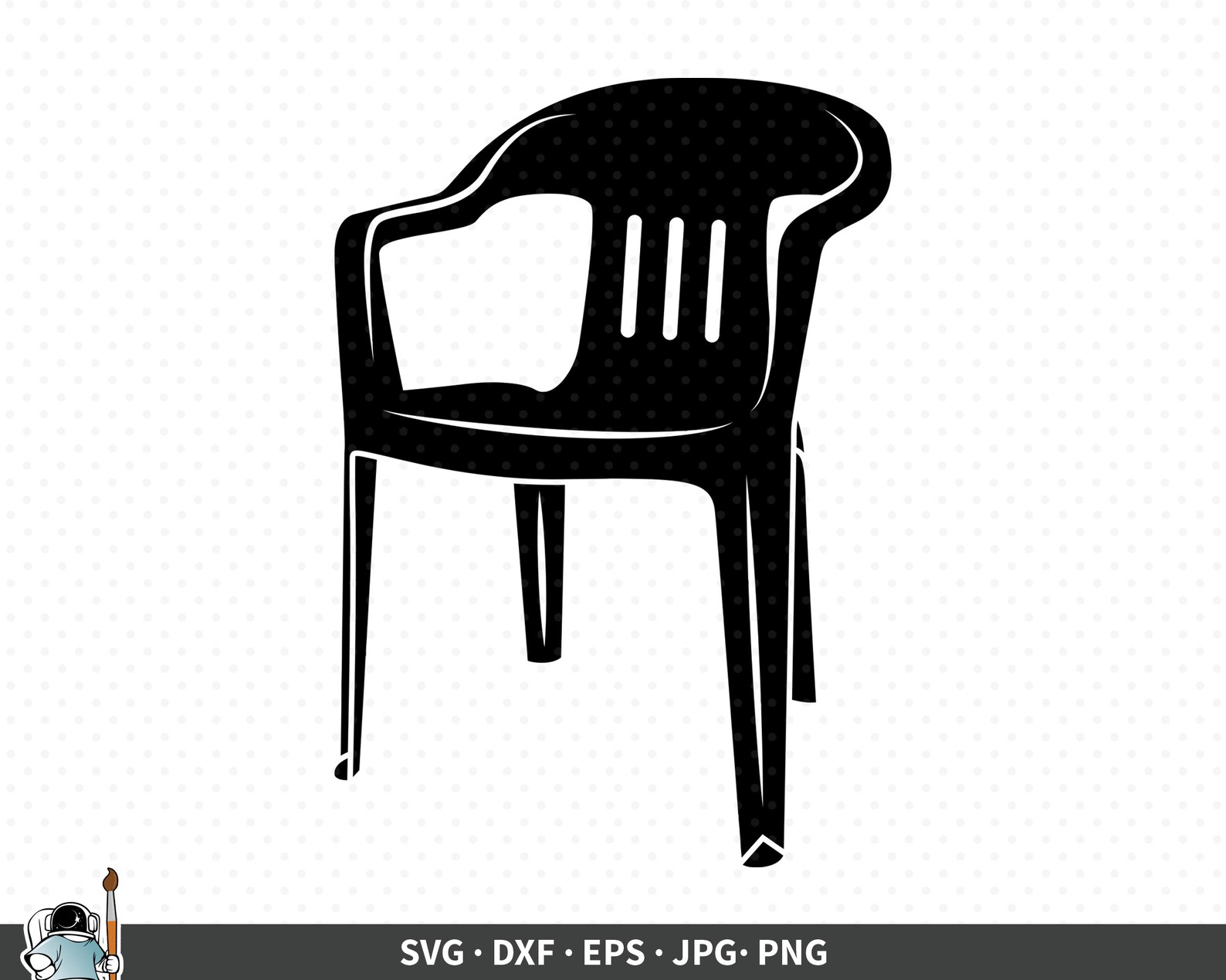 Plastic Chair SVG Lawn Chair Vector Chair Clipart Chair | Etsy