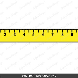 Ruler SVG Ruler Vector Ruler Clipart Ruler Cricut Ruler Cut - Etsy