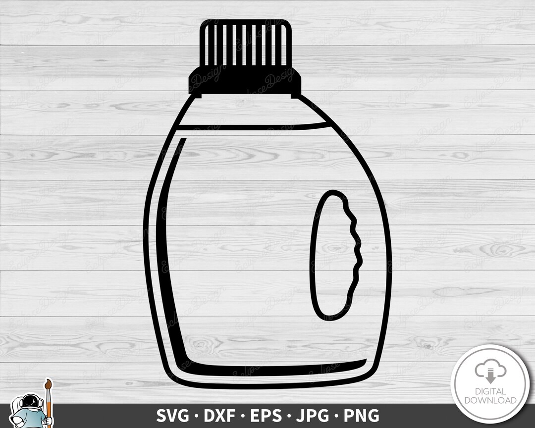 Laundry Detergent SVG Clip Art Cut File Silhouette Instant Digital ...