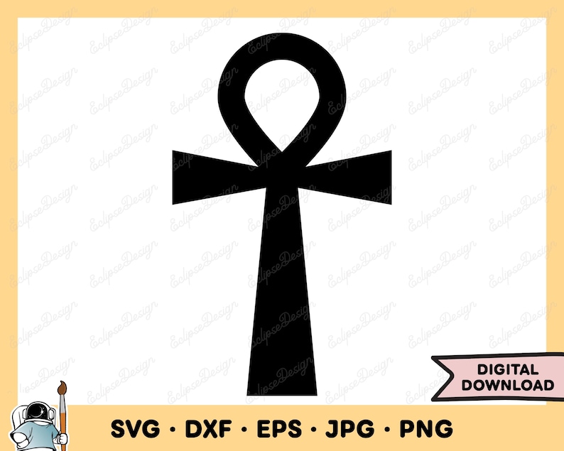 Egyptian Ankh SVG Clipart PNG (instant Digital Download) - Etsy