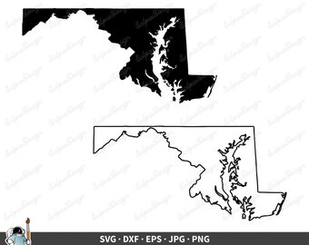 Maryland Png Clipart - Etsy