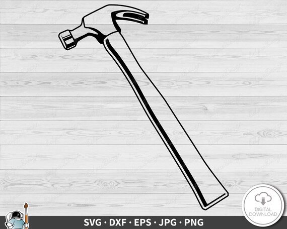Hammer Outline Clipart