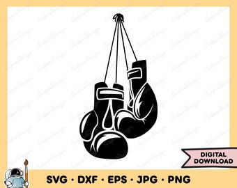 Boxing Gloves SVG File - Etsy