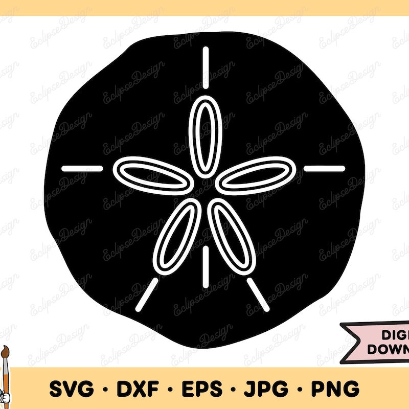 Sand Dollar Clip Art - Etsy