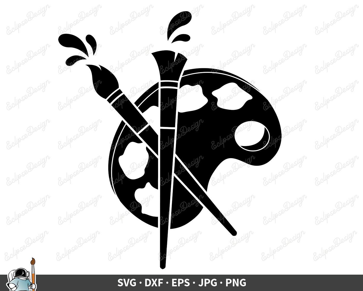 Art SVG Artist Clip Art Artist Vector Painting Clipart Painter - Etsy