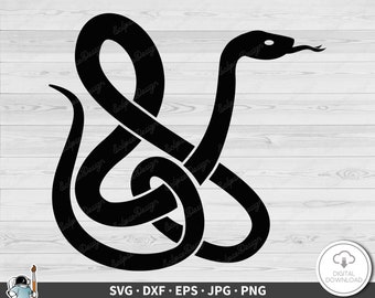 Hissing Snake Design Svg Png Dxf Eps Pdf Vector Graphic Cut File Laser ...