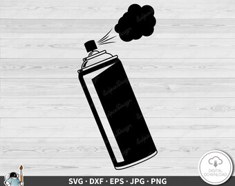 Spray Paint. Svg Png Eps Dxf Cut Files. - Etsy