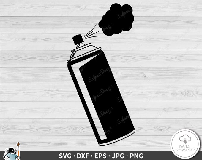 Spray Paint. Svg Png Eps Dxf Cut Files. - Etsy