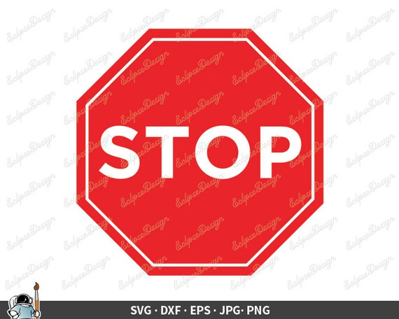 Stop Sign SVG Stop Sign Vector Stop Sign Clipart Stop Sign - Etsy