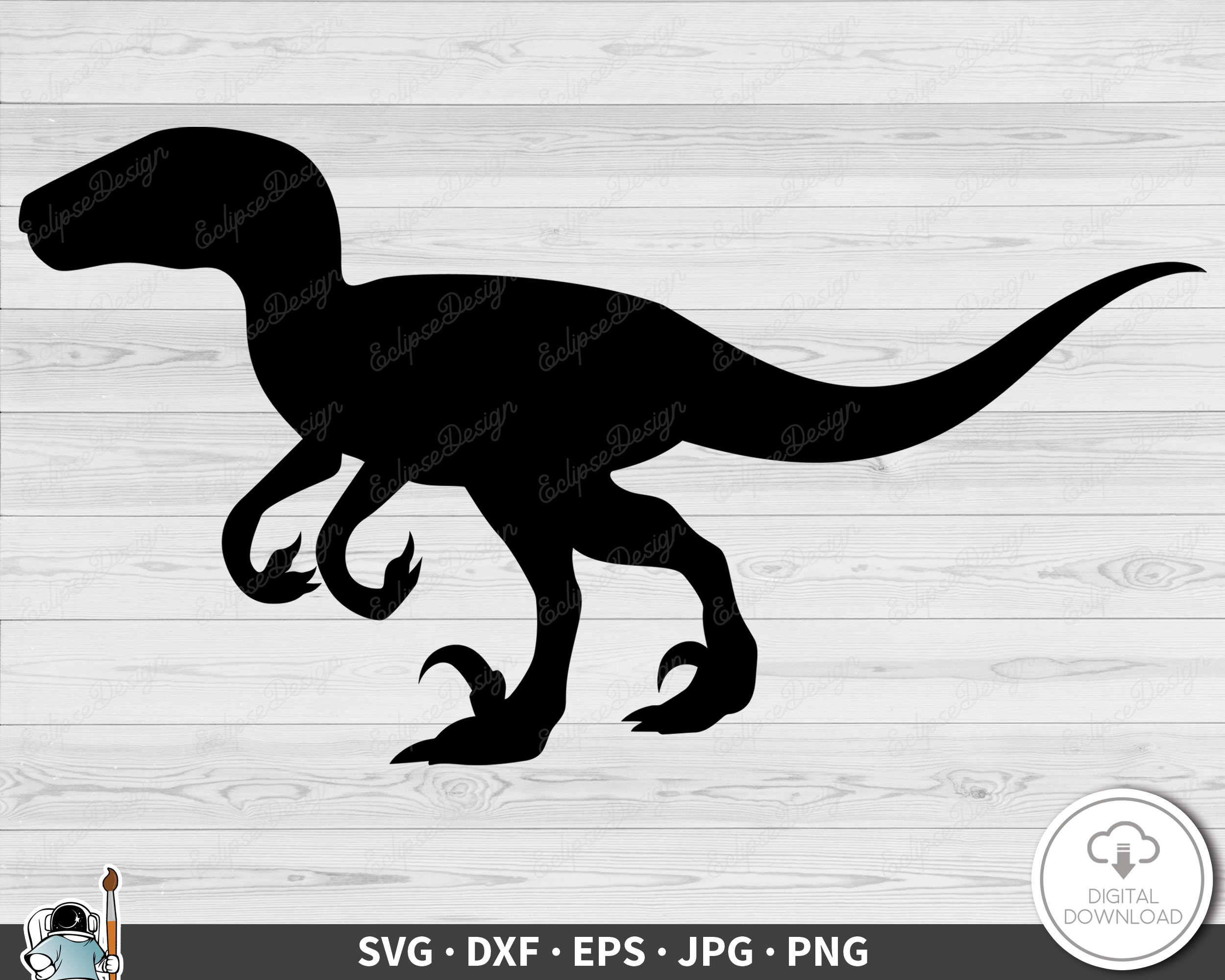 Raptor Dinosaur Clipart