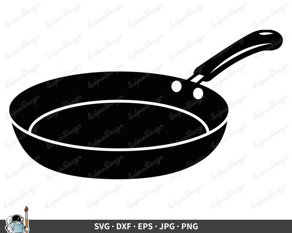 Frying Pan Vector Clipart