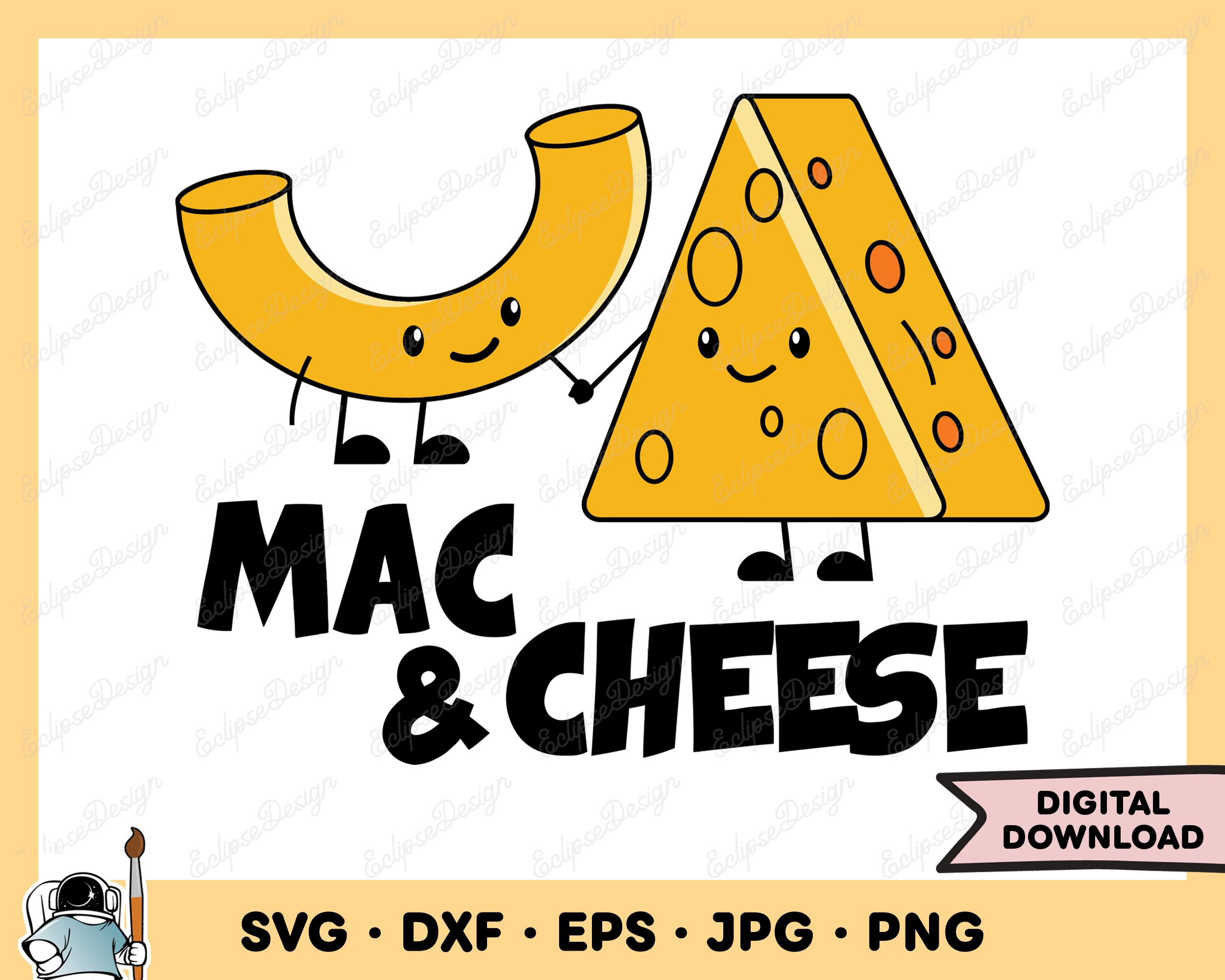 Mac and Cheese SVG Macaroni SVG Macaroni PNG Mac Clip Art Cut File ...