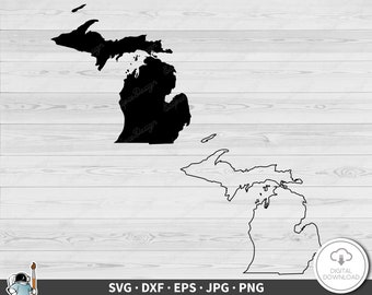 Michigan SVG Michigan Mandala SVG Dxf Eps Png File - Etsy