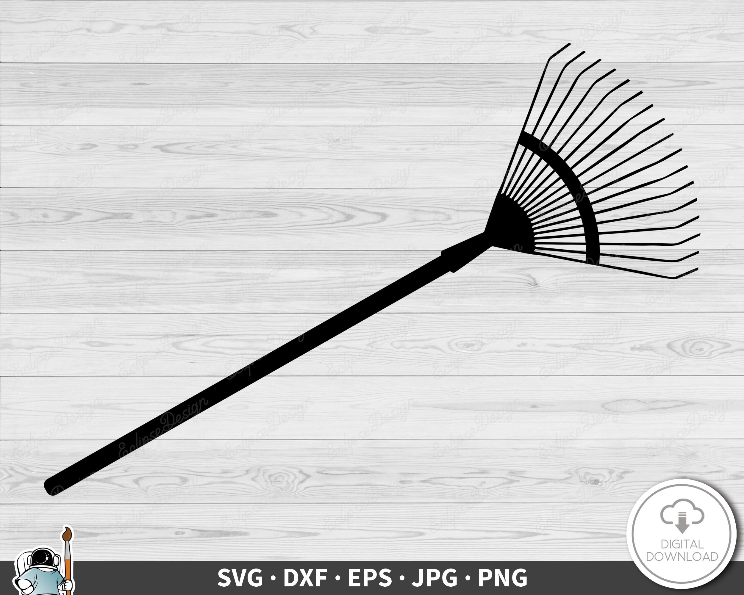 Rake Clip Art Black And White
