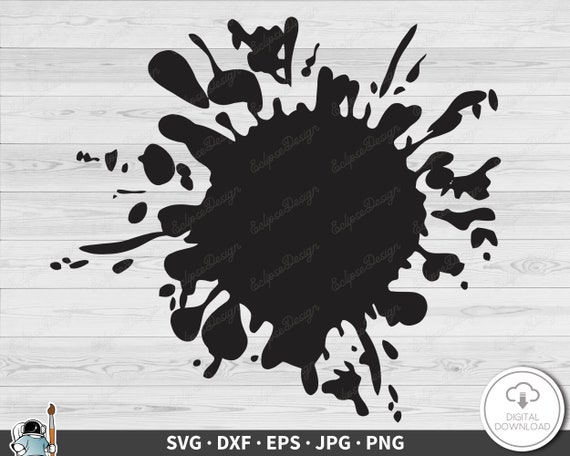 White Paint Splatter Clip Art