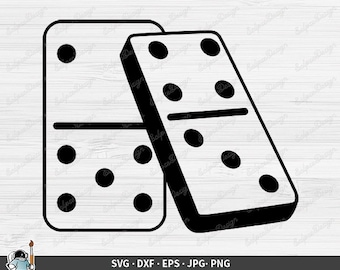 Dominoes Svg | Etsy
