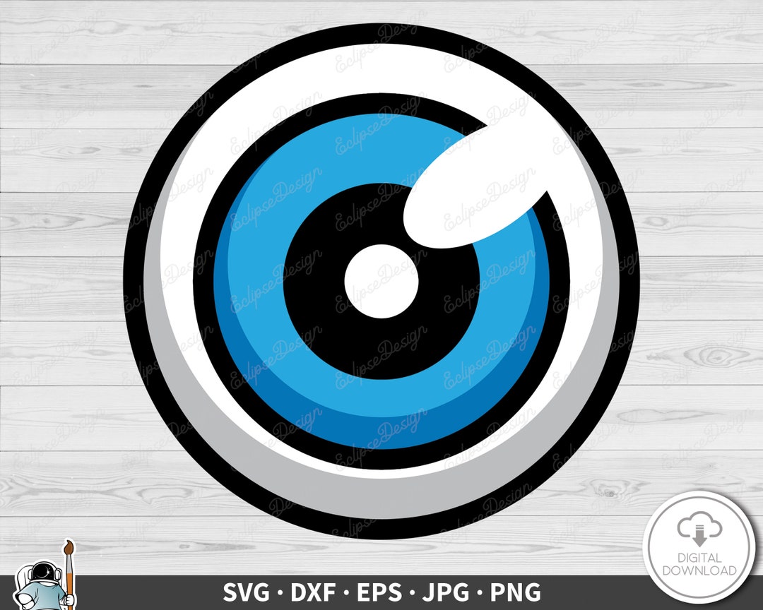 Eyeball SVG Clip Art Cut File Silhouette Dxf Eps Png Jpg - Etsy Canada