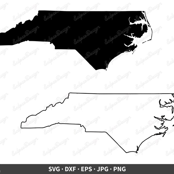 North Carolina Decal - Etsy
