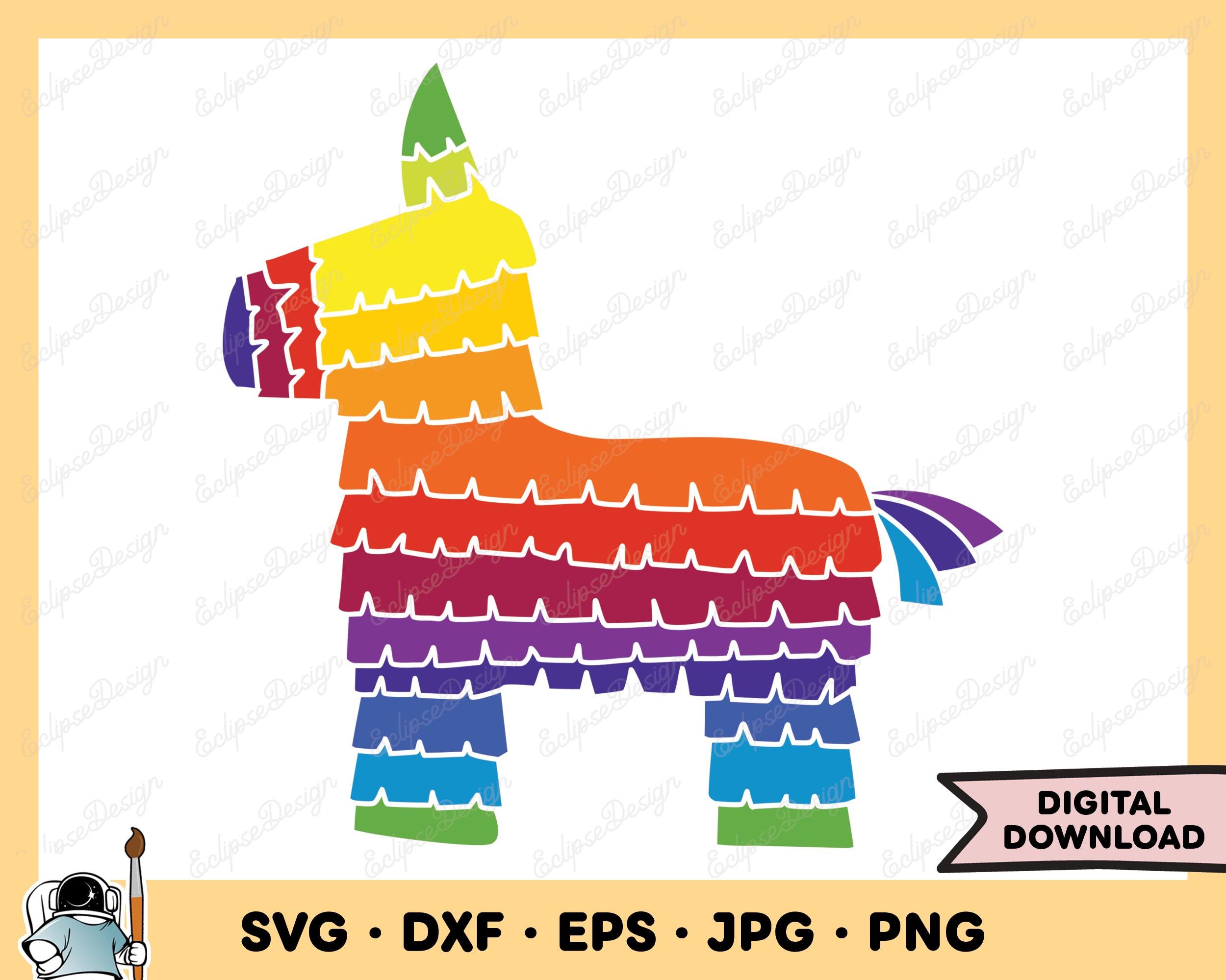 Pinata Fiesta SVG Pinata PNG Pinata Clip Art Cut File Silhouette ...
