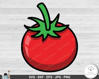 Tomato SVG Tomato DXF Tomato PNG Tomato Clipart Tomato - Etsy