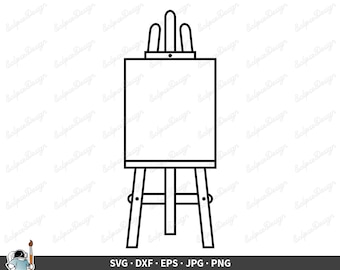 Painting Easel Svg - Etsy