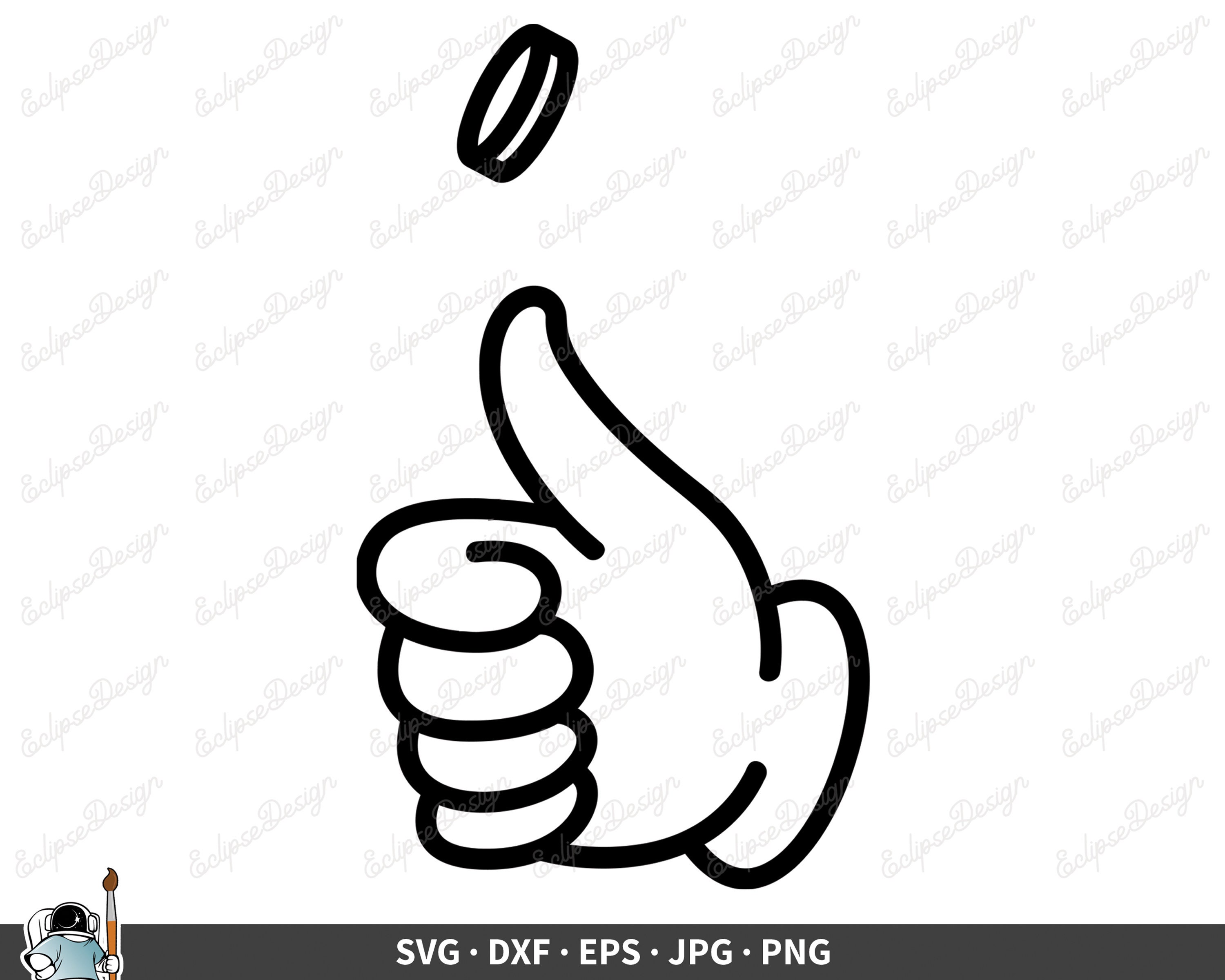 Coinflip SVG Flipping Coin Clip Art Vector Heads or Tails - Etsy