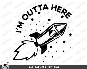 Rocket Ship Dxf - Etsy