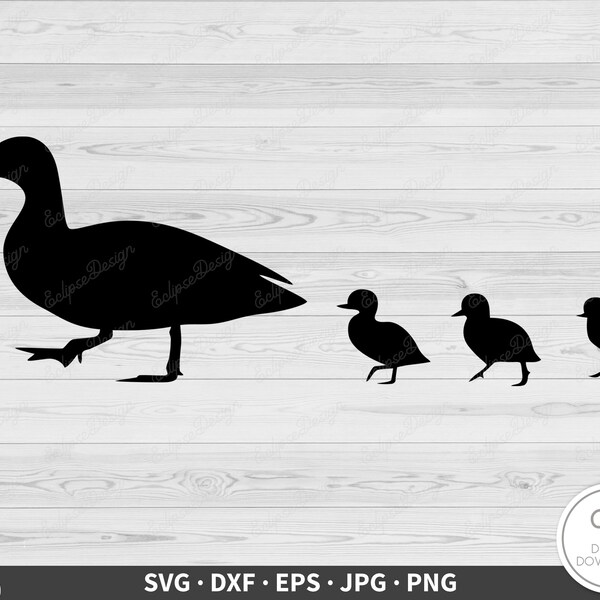 Mama Duck Svg - Etsy