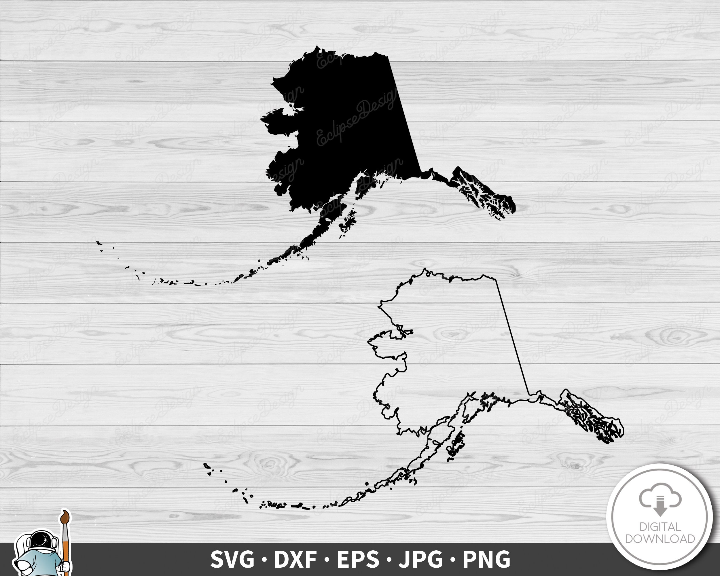 Alaska State Clip Art