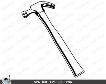 Hammer Dxf Eps Png - Etsy UK