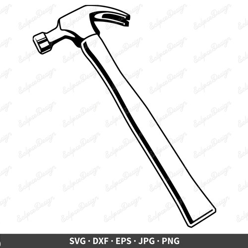 Hammer SVG Hammer Clip Art Vector Hammer Clipart Hammer Cricut - Etsy