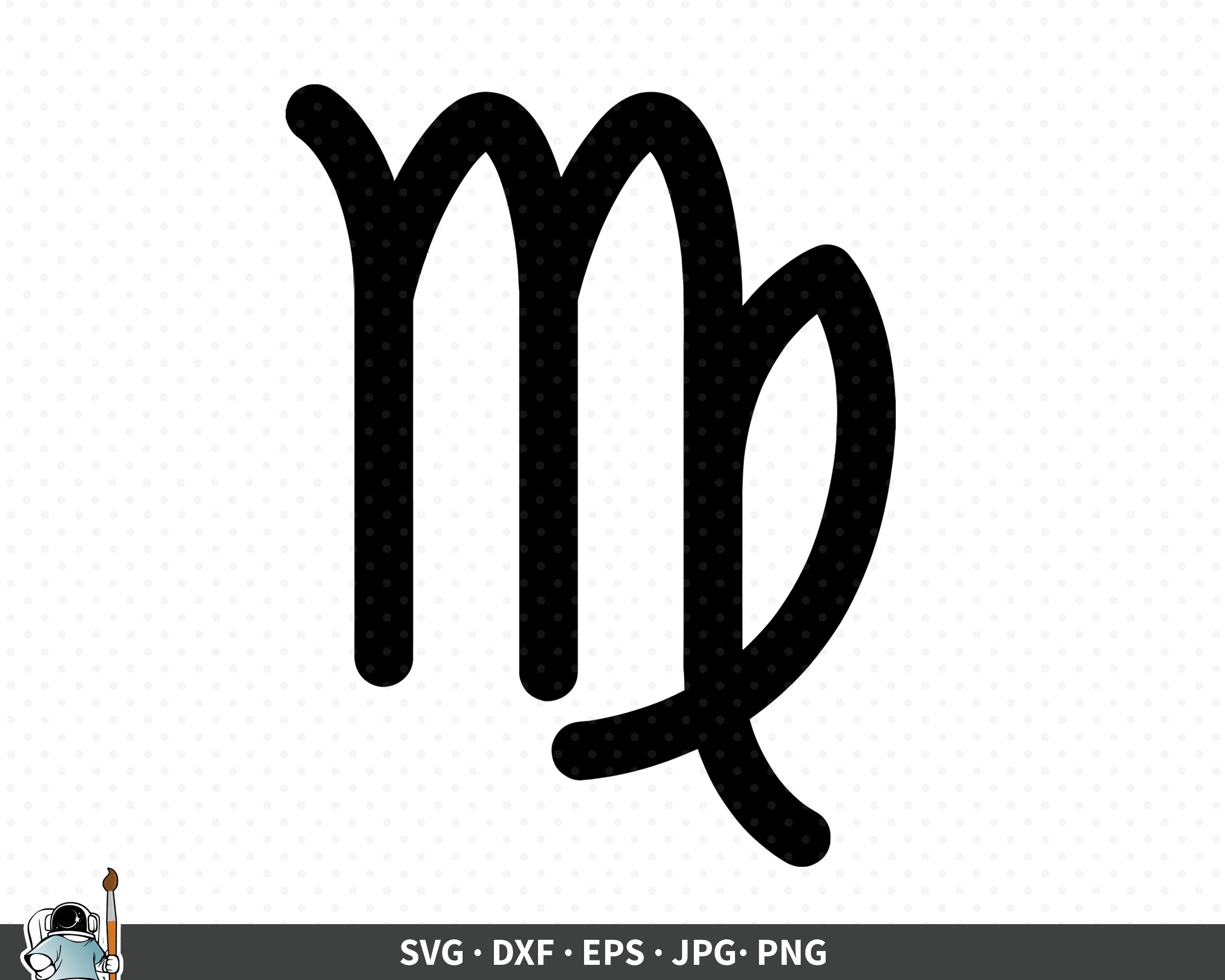 Virgo SVG Virgo Vector Zodiac Clipart Astrology Cricut | Etsy