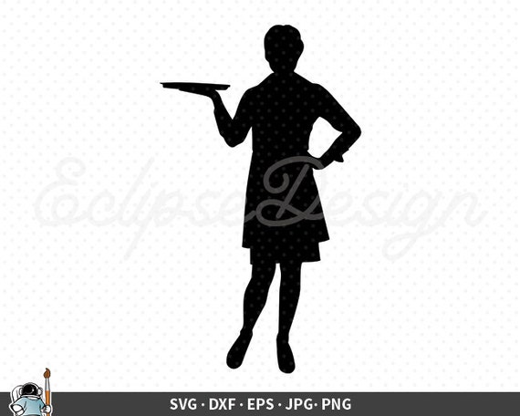 Waitress SVG and Cut Files for Crafters Woodworking & Carpentry Home ...