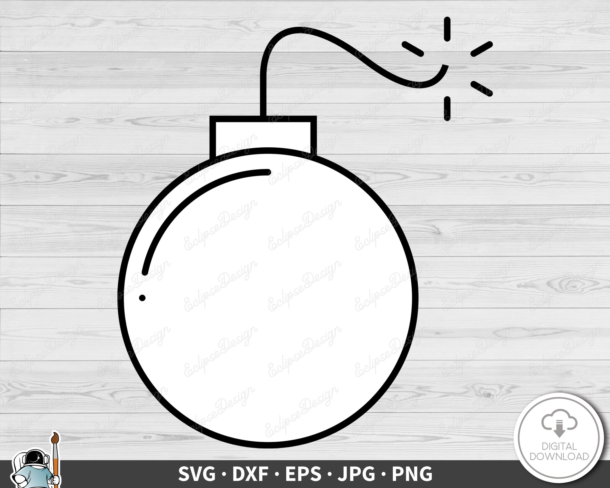 Bomb Clip Art Black And White
