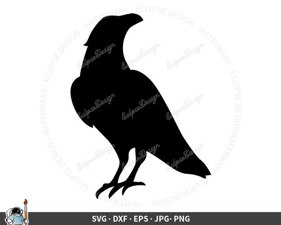 Crow SVG Crow Clip Art Vector Crow Clipart Crow Cricut Crow | Etsy