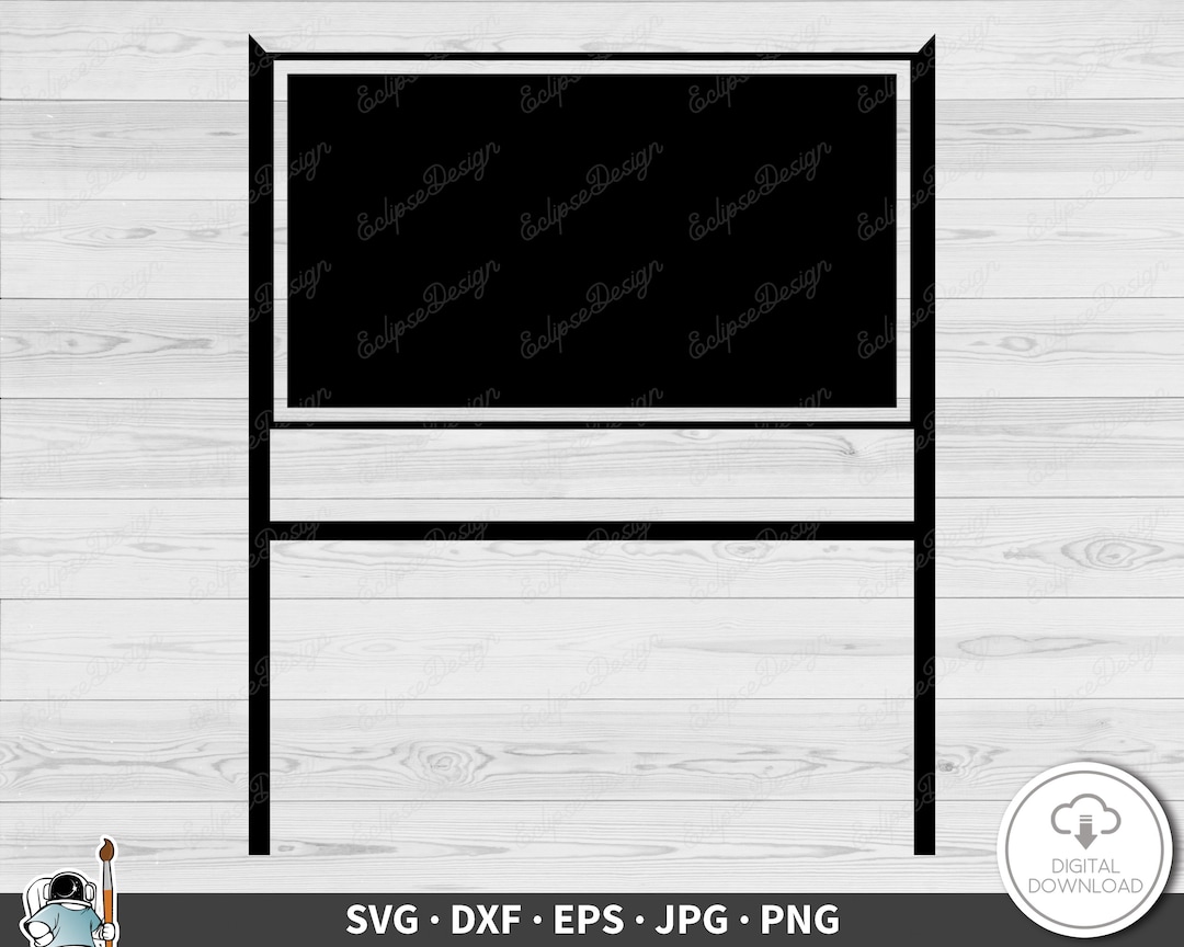 Yard Sign SVG Banner Clip Art Cut File Silhouette Instant Digital ...
