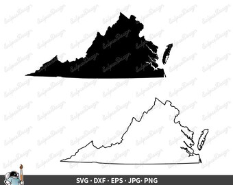 Virginia Silhouette - Etsy
