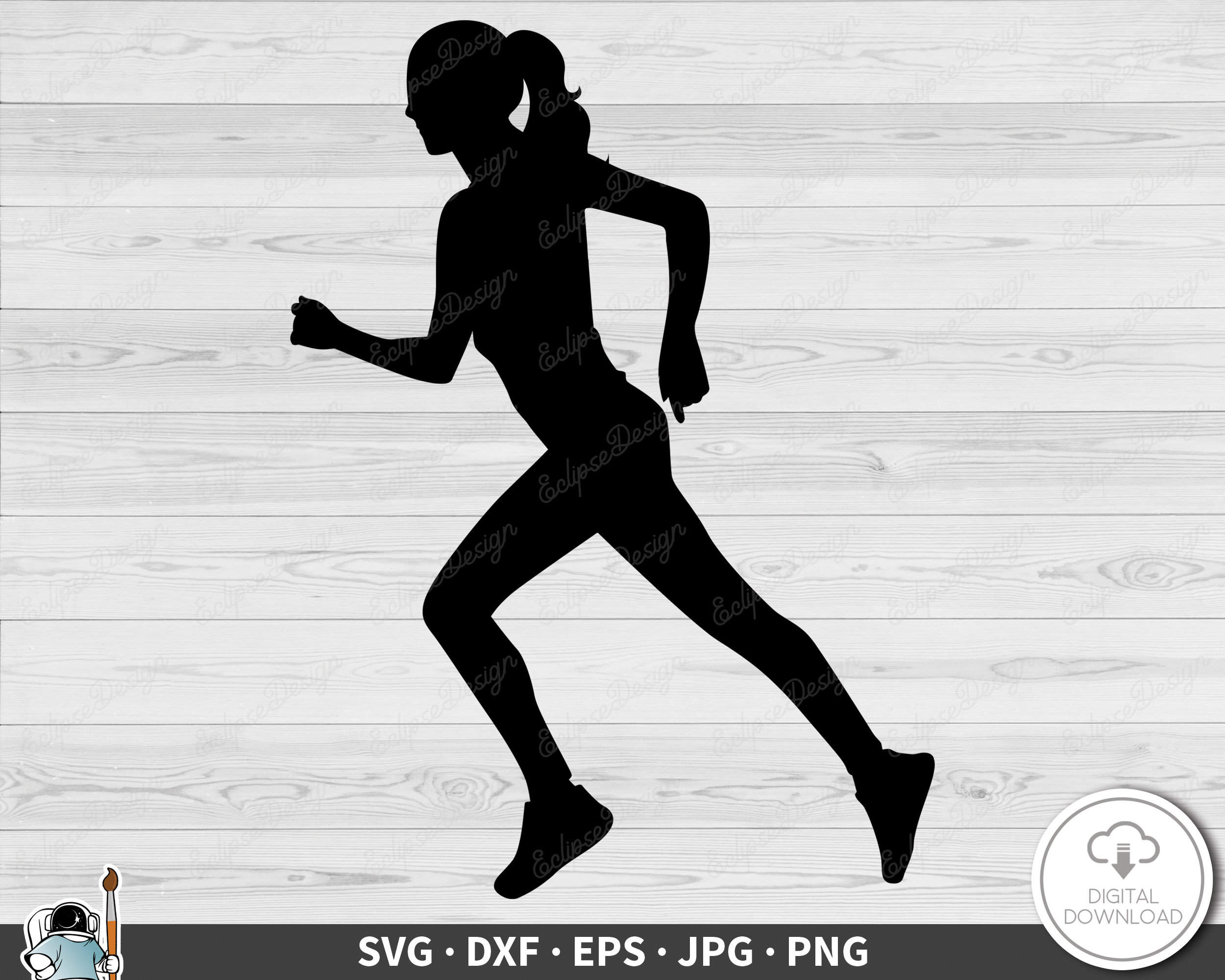 Running Silhouette Clip Art