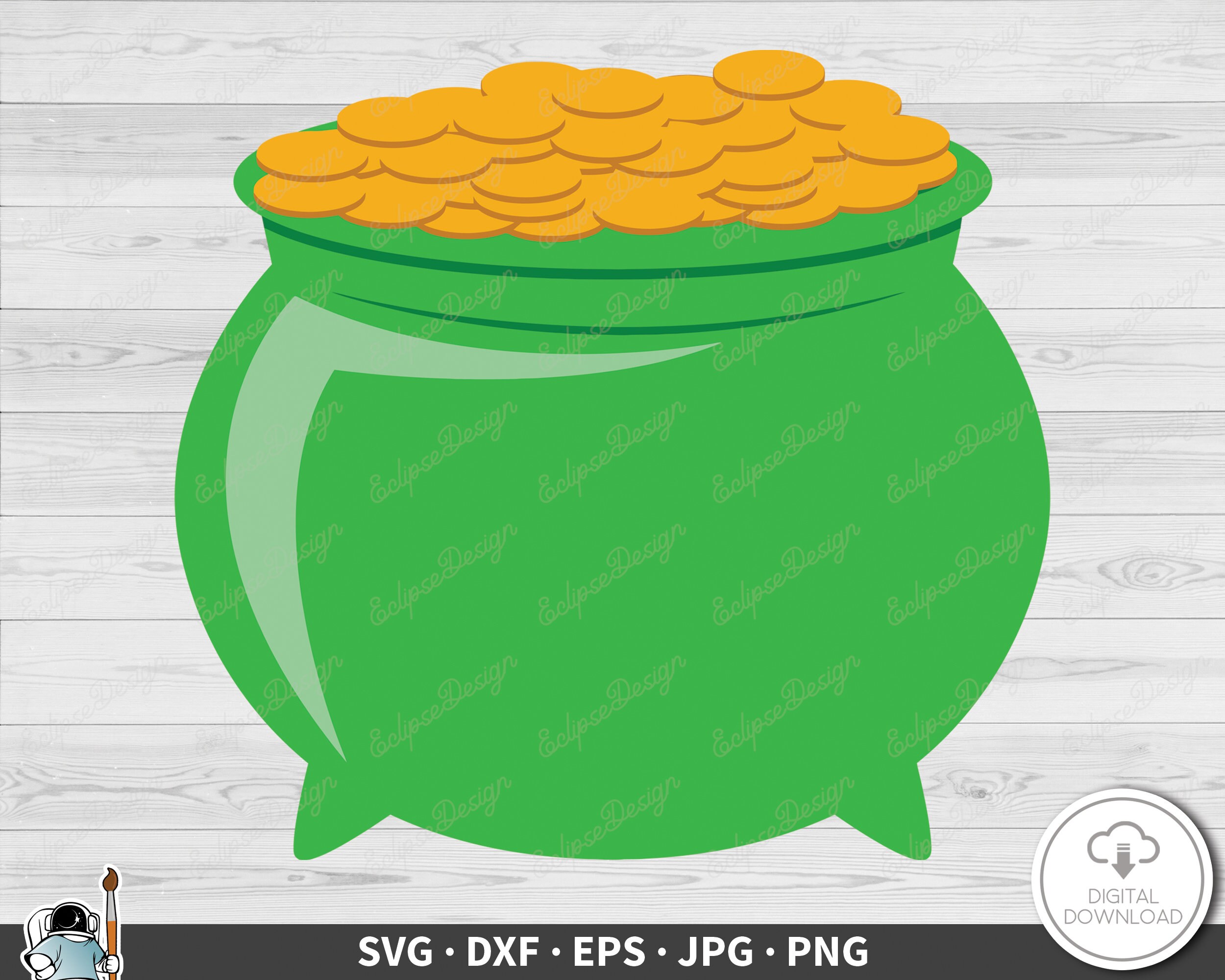 Empty Pot Of Gold Clip Art